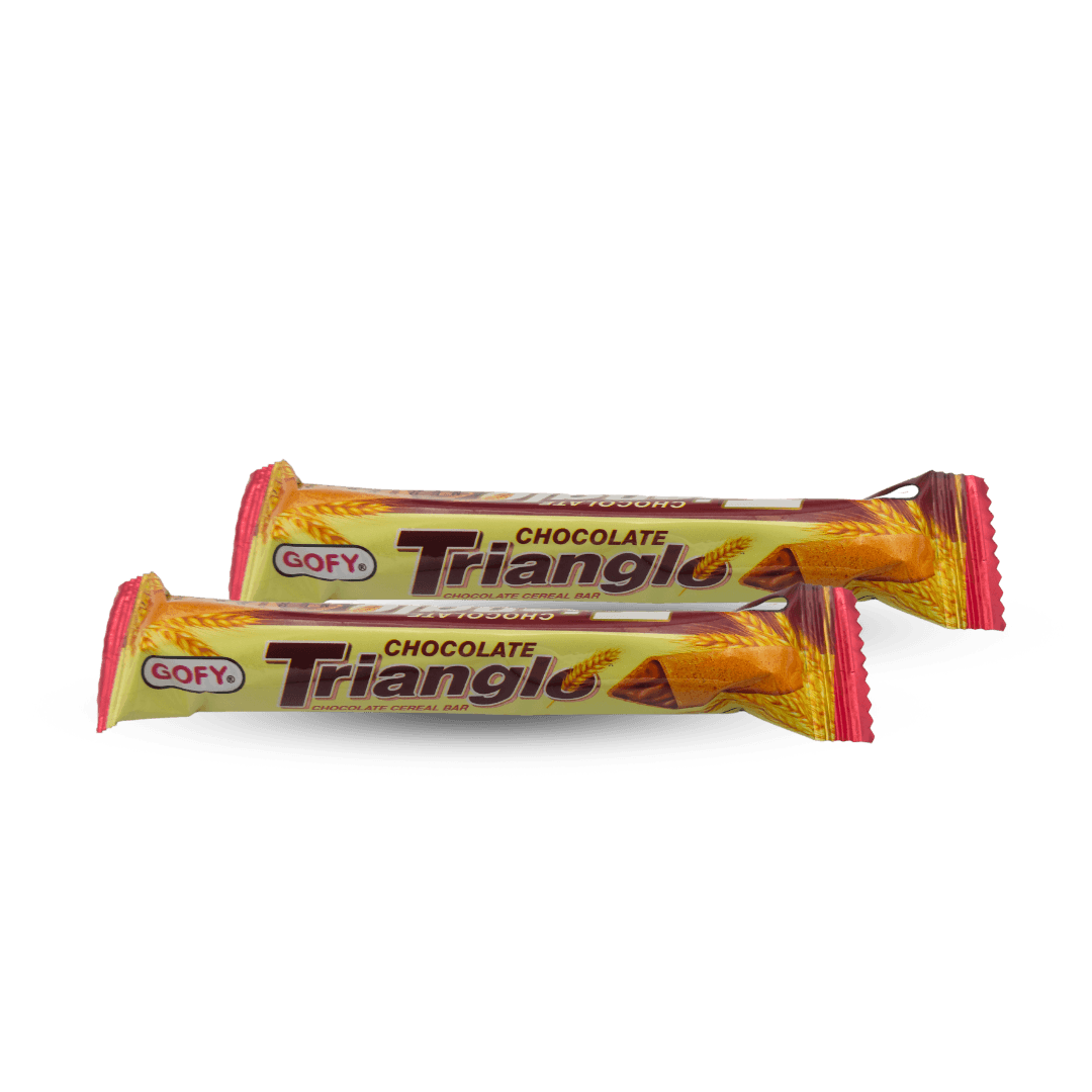 Trianglo Center Filled Chocolate Cereal Bar - GOFY