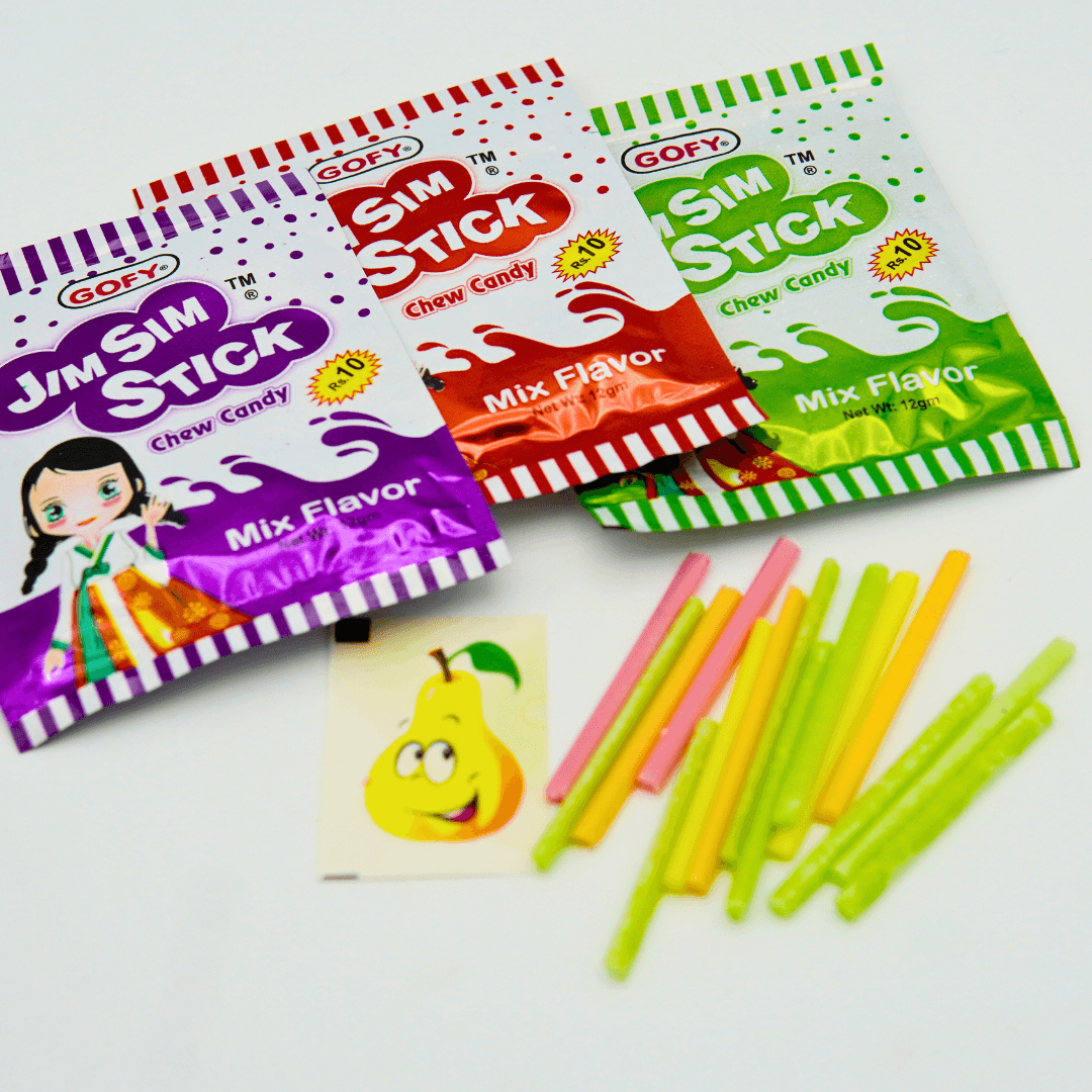 Jim Sim Stick with Surprise Tattoo Stickers Inside - GOFY